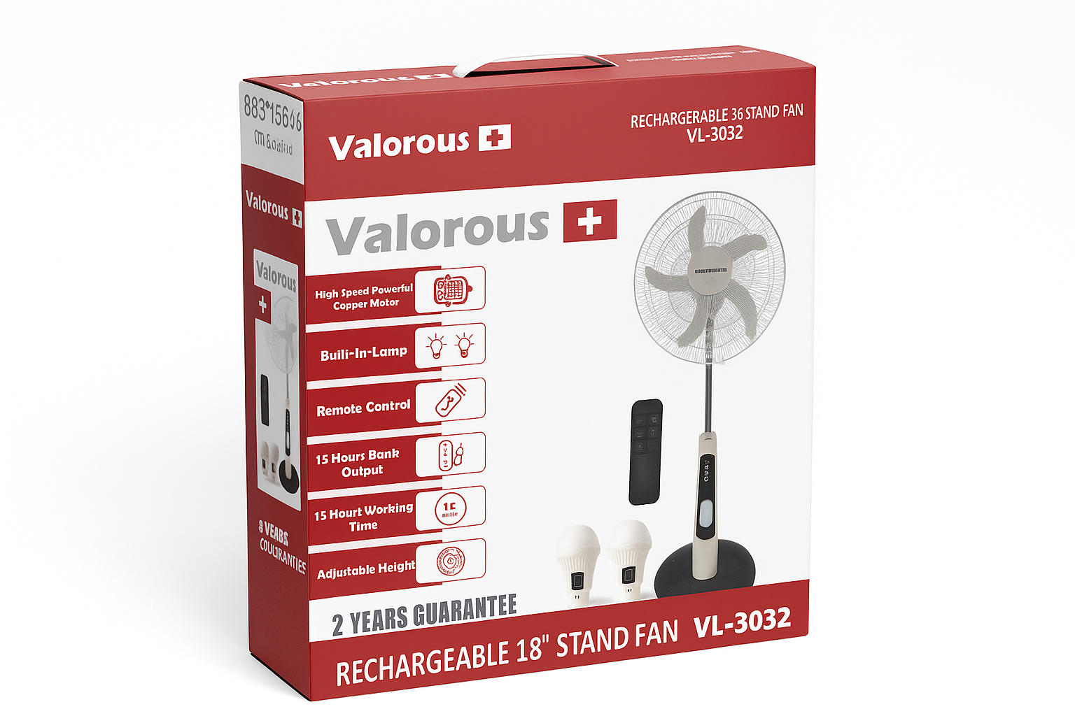 پنکه ایستاده ولروس مدل VL-3032 - Valorous